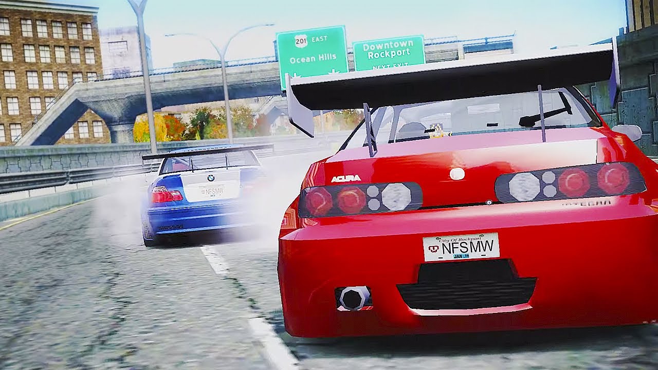 Acura Integra Type R Vortex vs Razor BMW M3 GTR (NFS MW) - YouTube