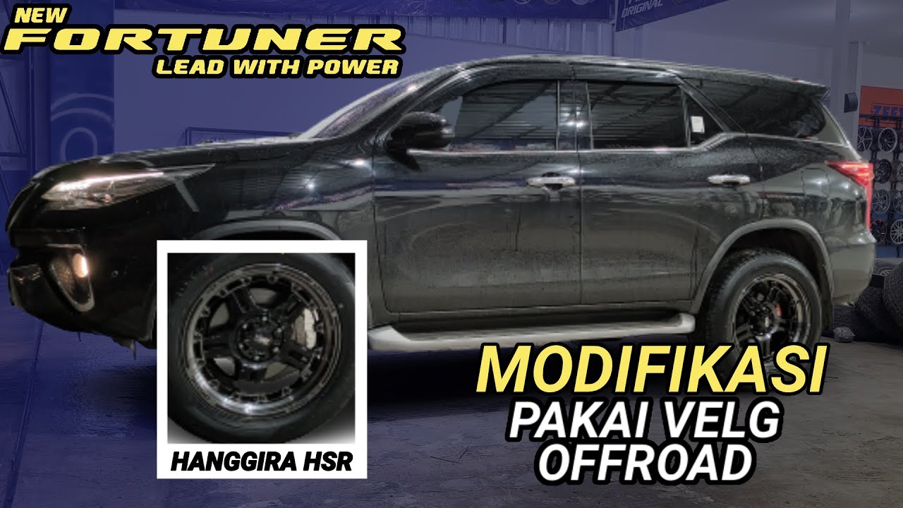 Modifikasi Toyota Fortuner Pakai Velg HSR Wheel Ring 20 ,Velg Model ...