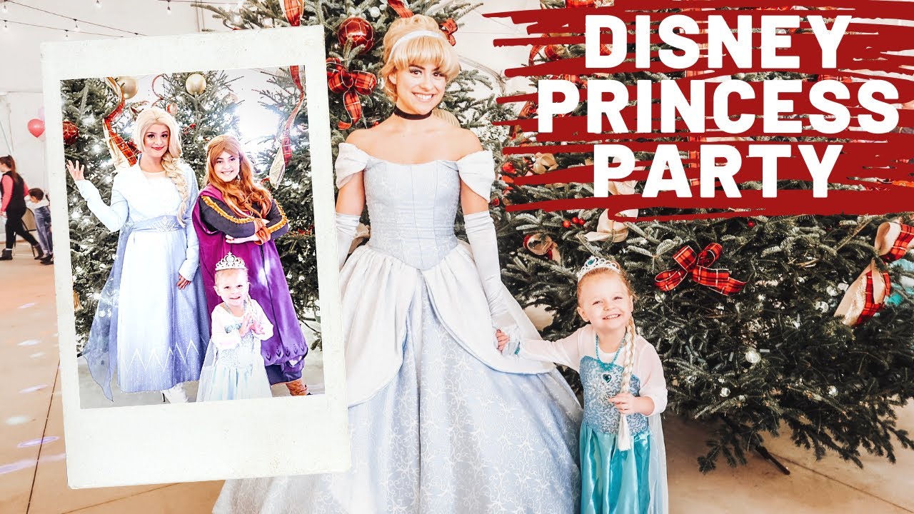 DISNEY PRINCESS DANCE PARTY || ELSA, ANNA, CINDERELLA & MORE! - YouTube