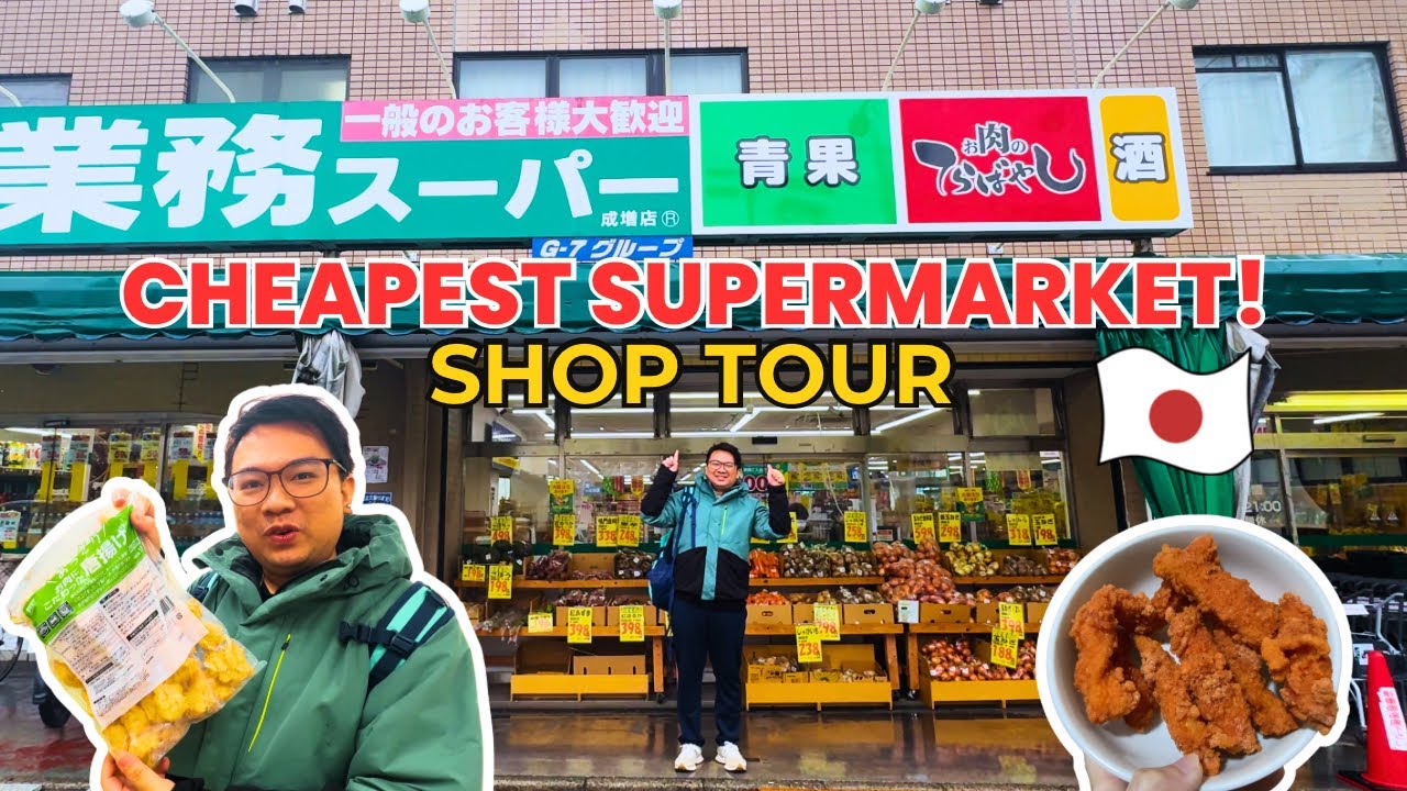 Shopping at Japan’s Cheapest Supermarket! ¥6,000 Gyomu Super Grocery ...