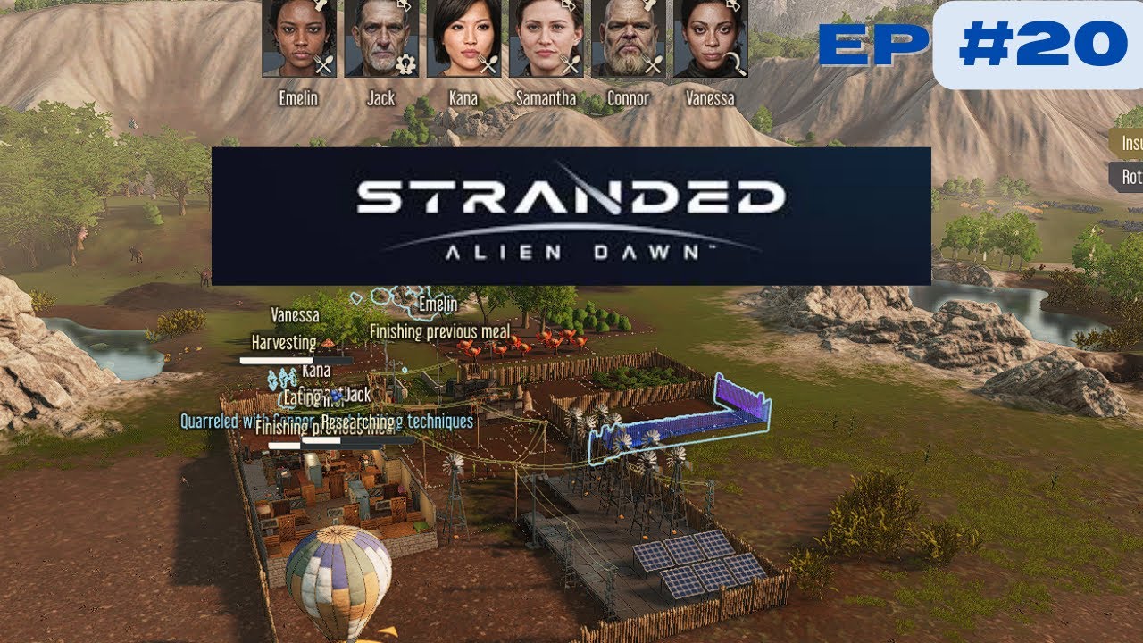 Stranded: Alien Dawn EP 20 | Research, Base Expansion and Clothblossom ...