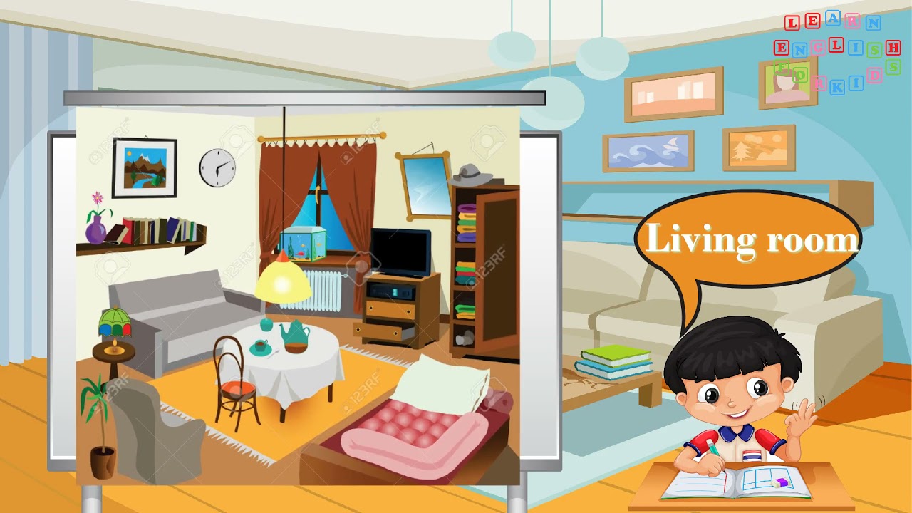 Kids vocabulary - Topic My House - Learn english for kids with ...