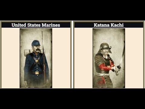 Total War: SHOGUN 2 - FOTS 1vs1: United States Marines vs Katana Kachi ...