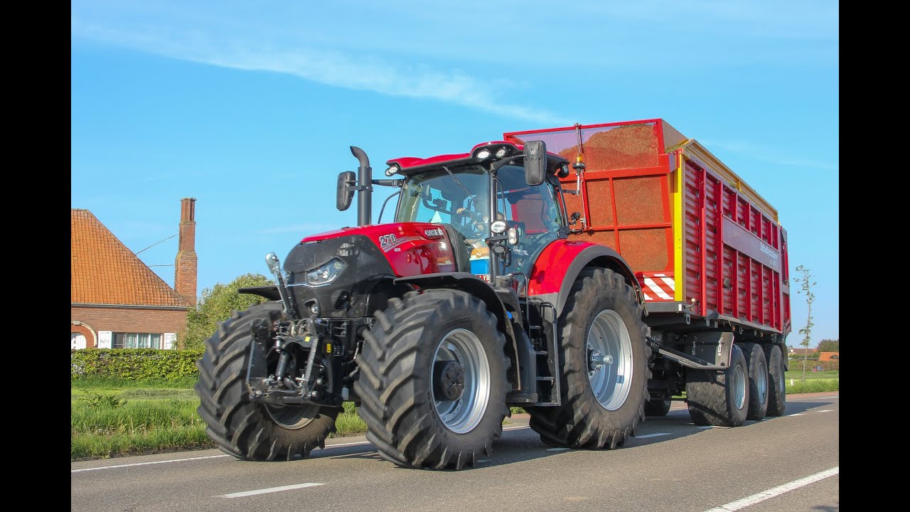 CASE IH OPTUM 270 CVX | Forage harvesting | Bart Sprangers - YouTube