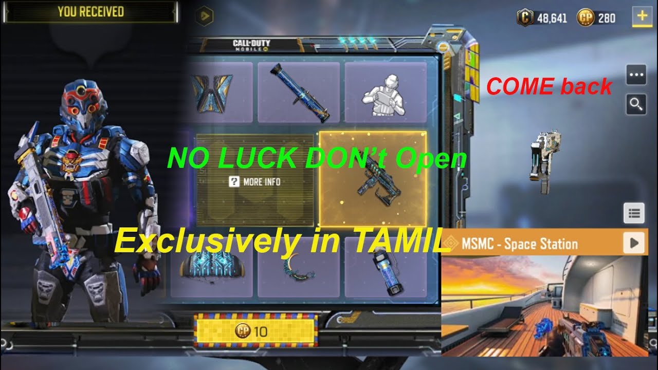 NEW Space Station Draw Call of Duty Mobile |New Lucky Draw in CODM ...