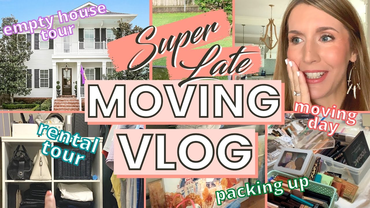 VLOG | Moving! Empty House & Rental House Tours, Packing Up - YouTube
