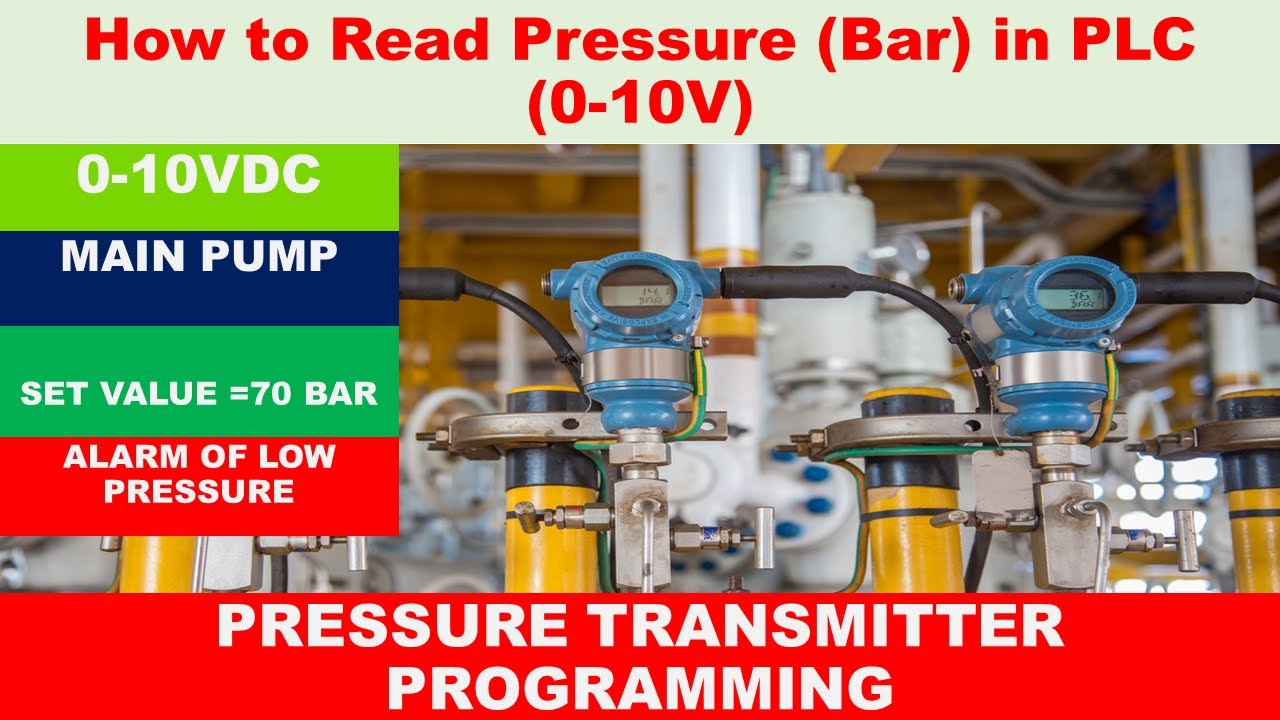 PLC ANALOG PROGRAMMING PRESSURE TRANSMITTER | Industrial Motors and ...