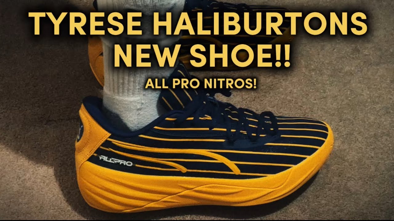 NEW TYRESE HALIBURTON SHOE UNBOXING!! PUMA ALL PRO NITRO!! - YouTube