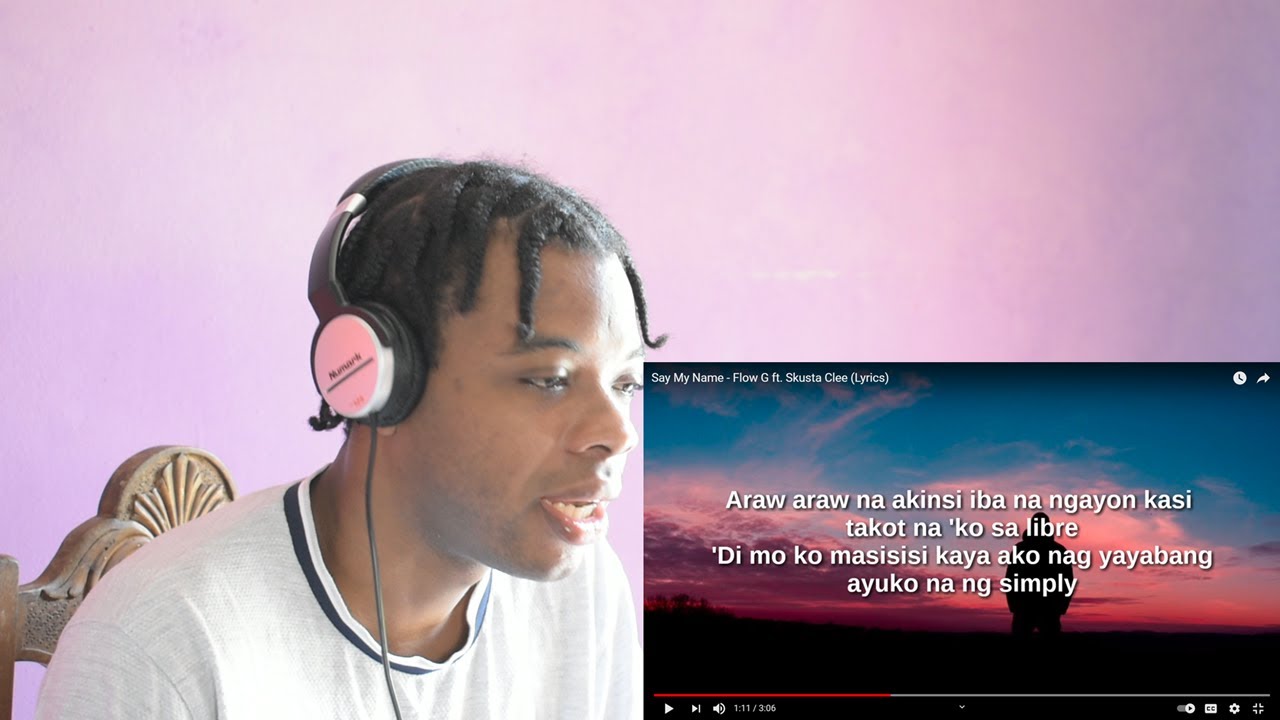 Say My Name - Flow G ft. Skusta Clee | REACTION - YouTube