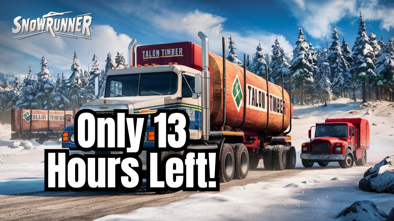 Logging in the woods - SnowRunner - YouTube