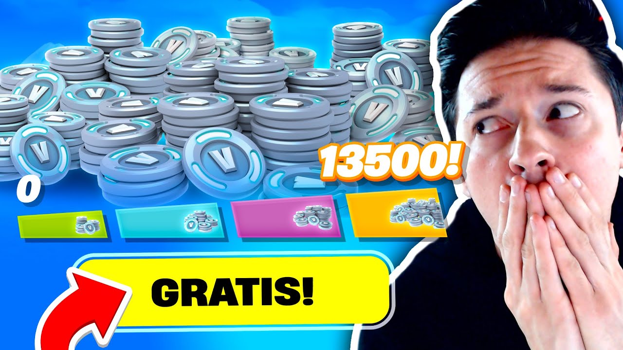 RISCATTO 13.500 VBUCK GRATIS su FORTNITE 🤯 - YouTube