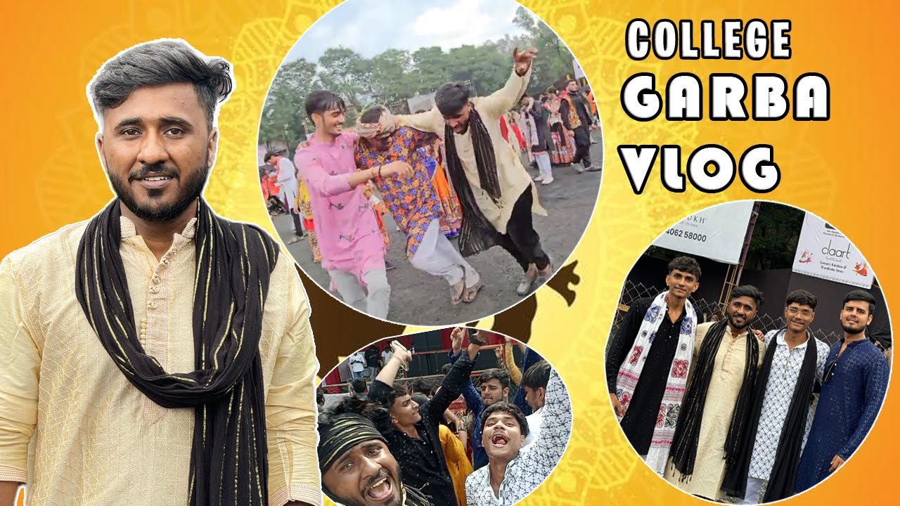 College Garba Vlog!! Fun Overload || Happy Navratri - YouTube