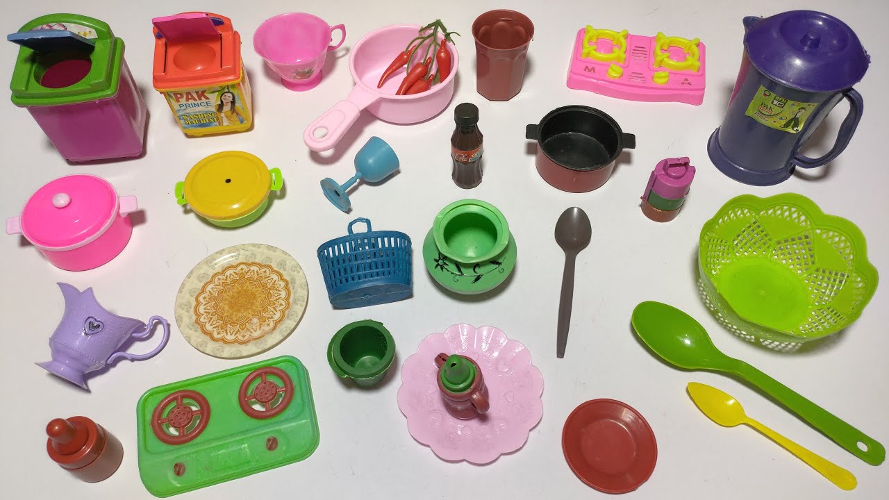 Unboxing Tiny Delightful Cooking kitchen Set ASMR Satisfying Video ...