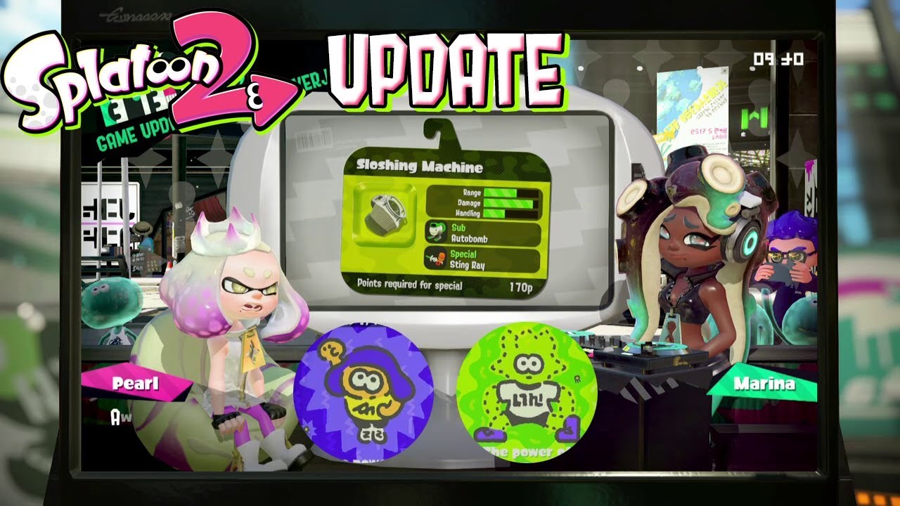 Splatoon 2 Update: Sloshing Machine, Manta Maria & September Splatfest ...