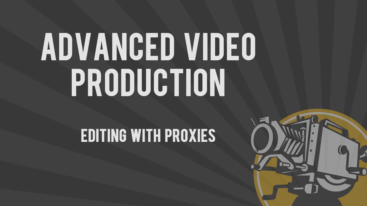 Editing with Proxy Footage in Adobe Premiere Pro - YouTube
