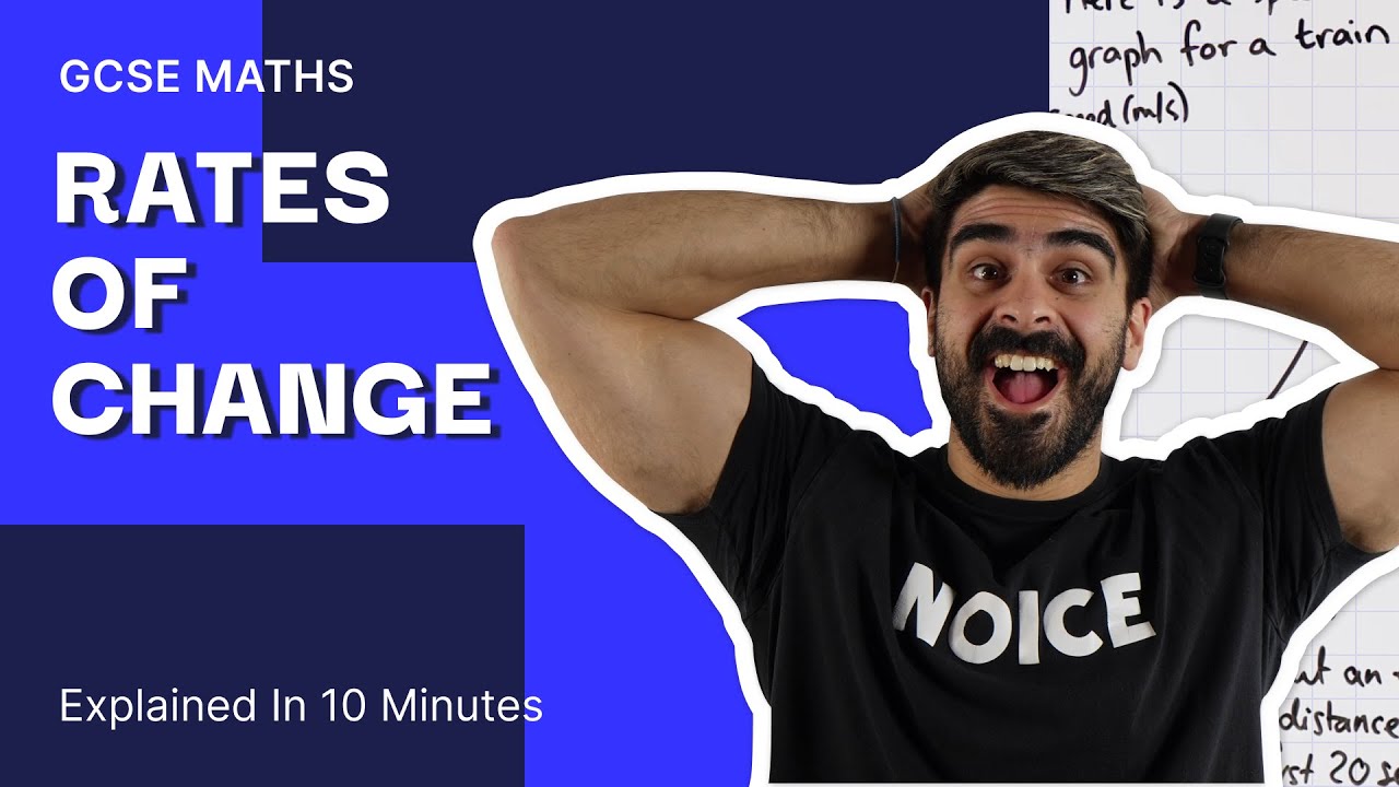 Rates of Change and Graphs Explained in 10 Minutes | GCSE Maths - YouTube