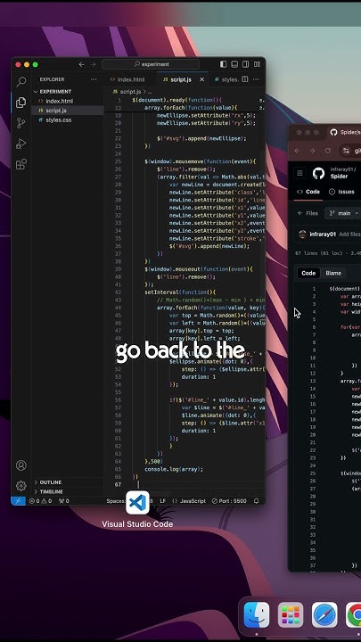 Spider Effect Html Css Js Htmlsite Css Js Website Webdevtutorial Webdesign Webdevelop
