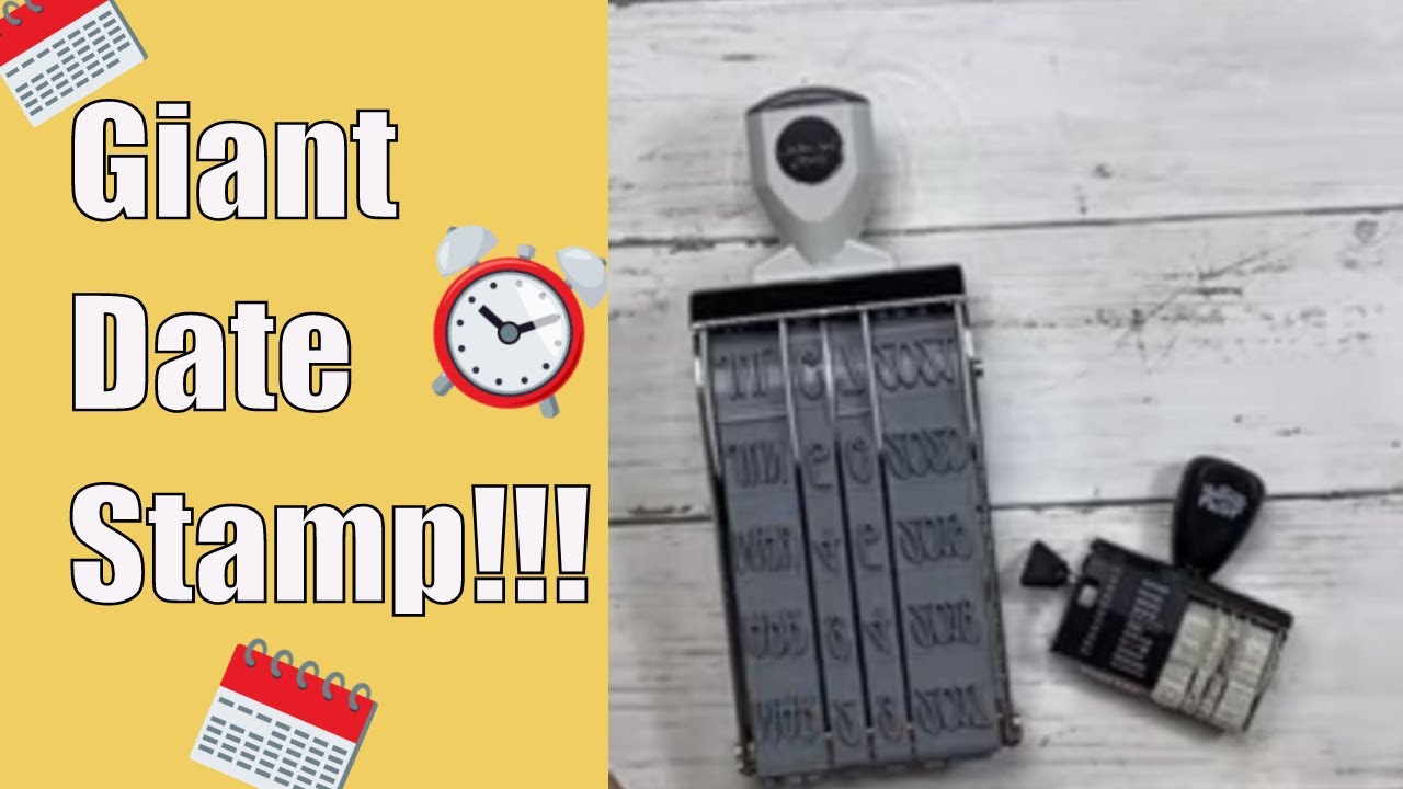 Unboxing the Biggest Date Stamp in the World - Studio Calico Mega ...