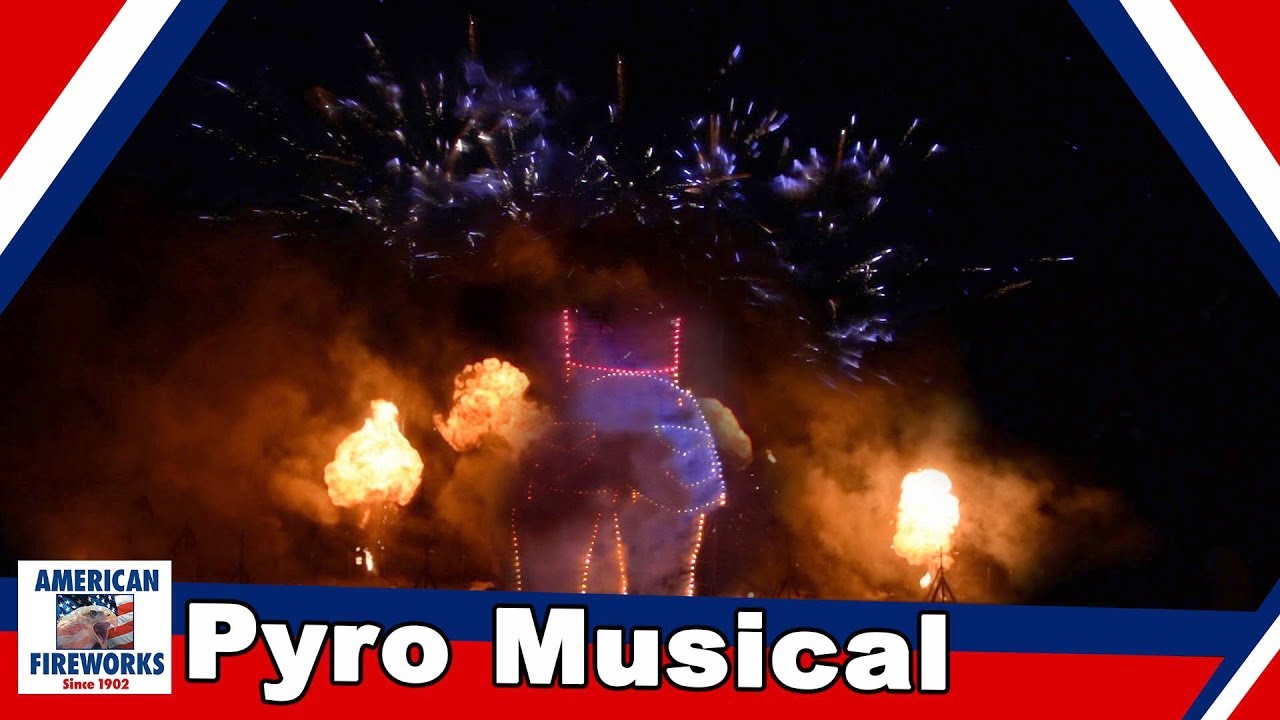 American fireworks Pyro Musical 2019 - YouTube