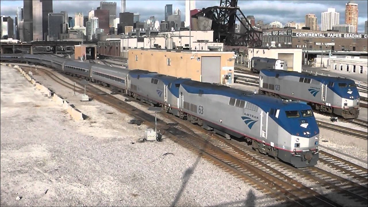 Passenger Action in Chicago's South Loop, 12.05.12: Amtrak & Metra ...