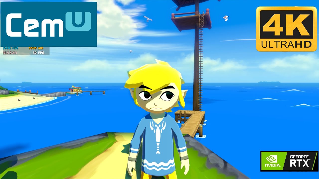 CEMU | Zelda The Wind Waker HD | TEST | Playable | PC 4K 2024 - YouTube