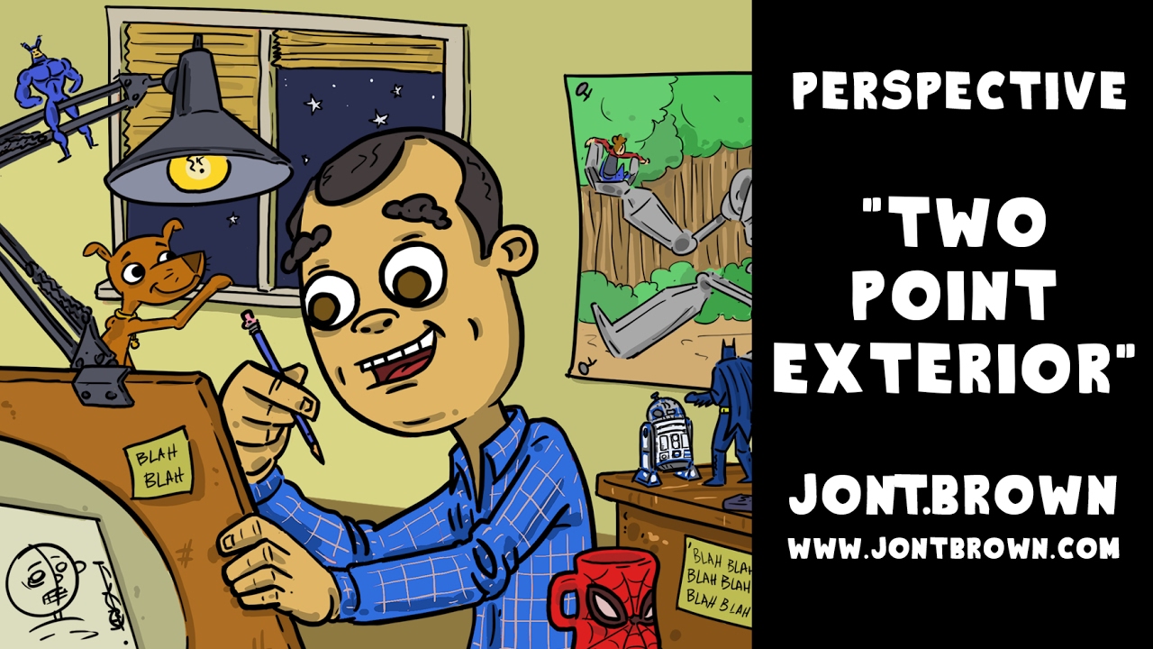 Castle in Two Point Perspective Tutorial - YouTube