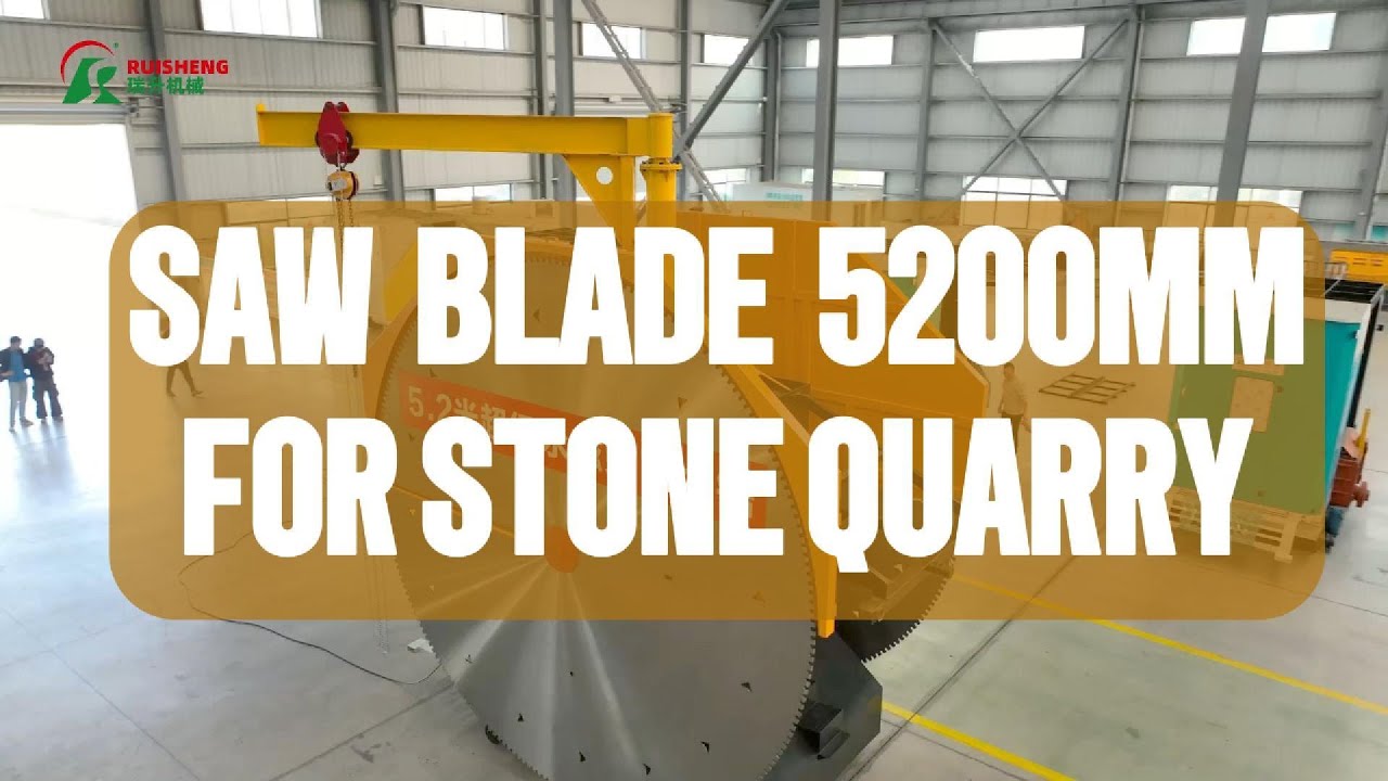 Granite marble mining Double blade stone quarry cutting machine RS5200 ...