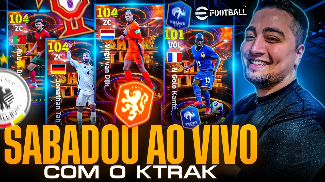 🟢 AO VIVO - EFOOTBALL 2025 / SABADOU AO VIVO COM O KTRAK / RUMO AO TOPO ...