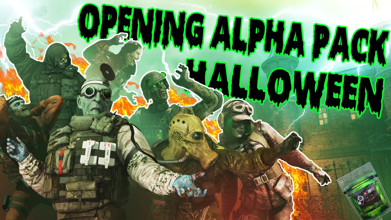 *NEW* R6 OPENING ALPHA PACK HALLOWEEN 😈🔥 ! - YouTube