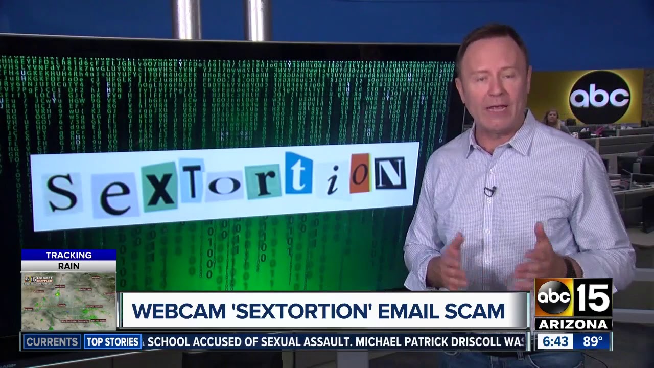 Webcam "sextortion' email scam - YouTube