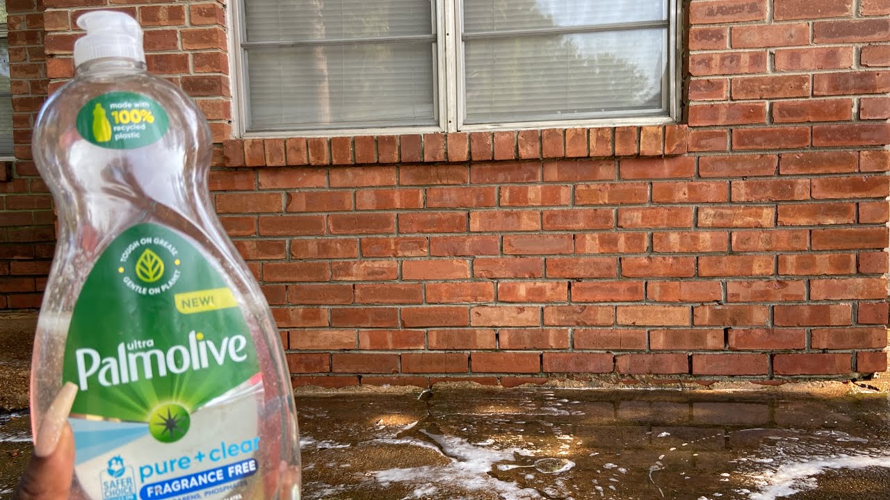 How to Remove Mildew & Algae From Brick FAST | 100% Chemical Free - YouTube