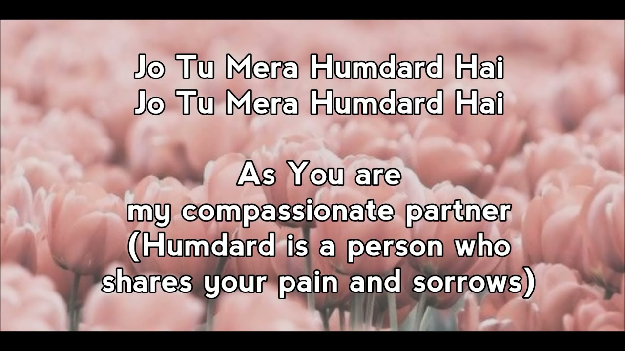 HAMDARD SONG LYRICS | EK VILLAN | ARIJIT SINGH - YouTube