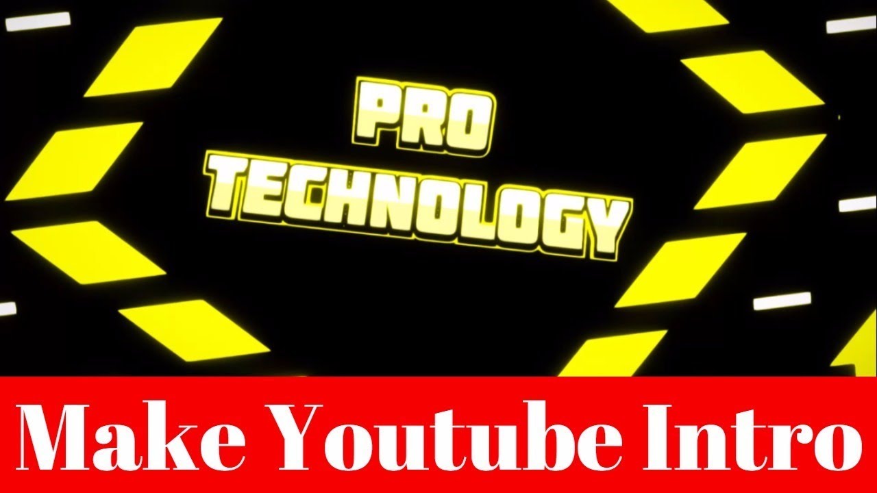 How To Make Youtube Intro On Computer [2017-2018] - YouTube