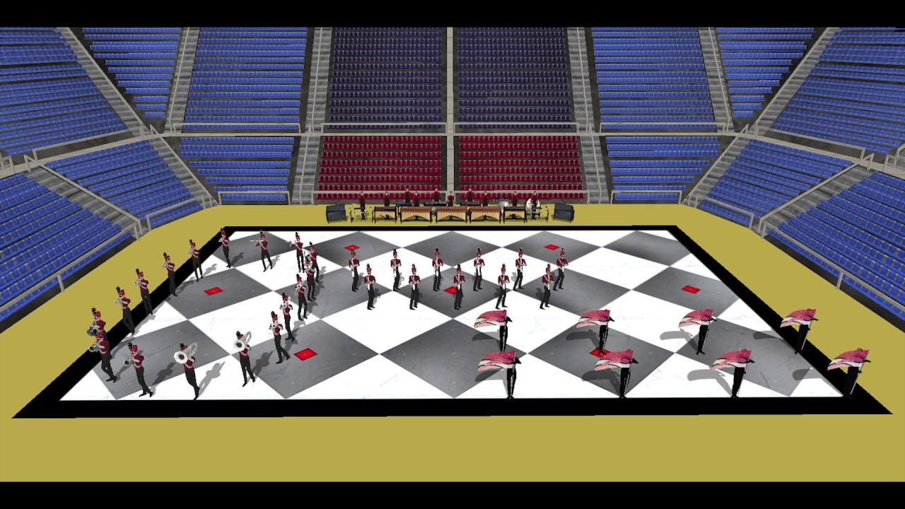Kinnick HS 2017 - Intro and Part 1 - Marching Band Drill Design - YouTube