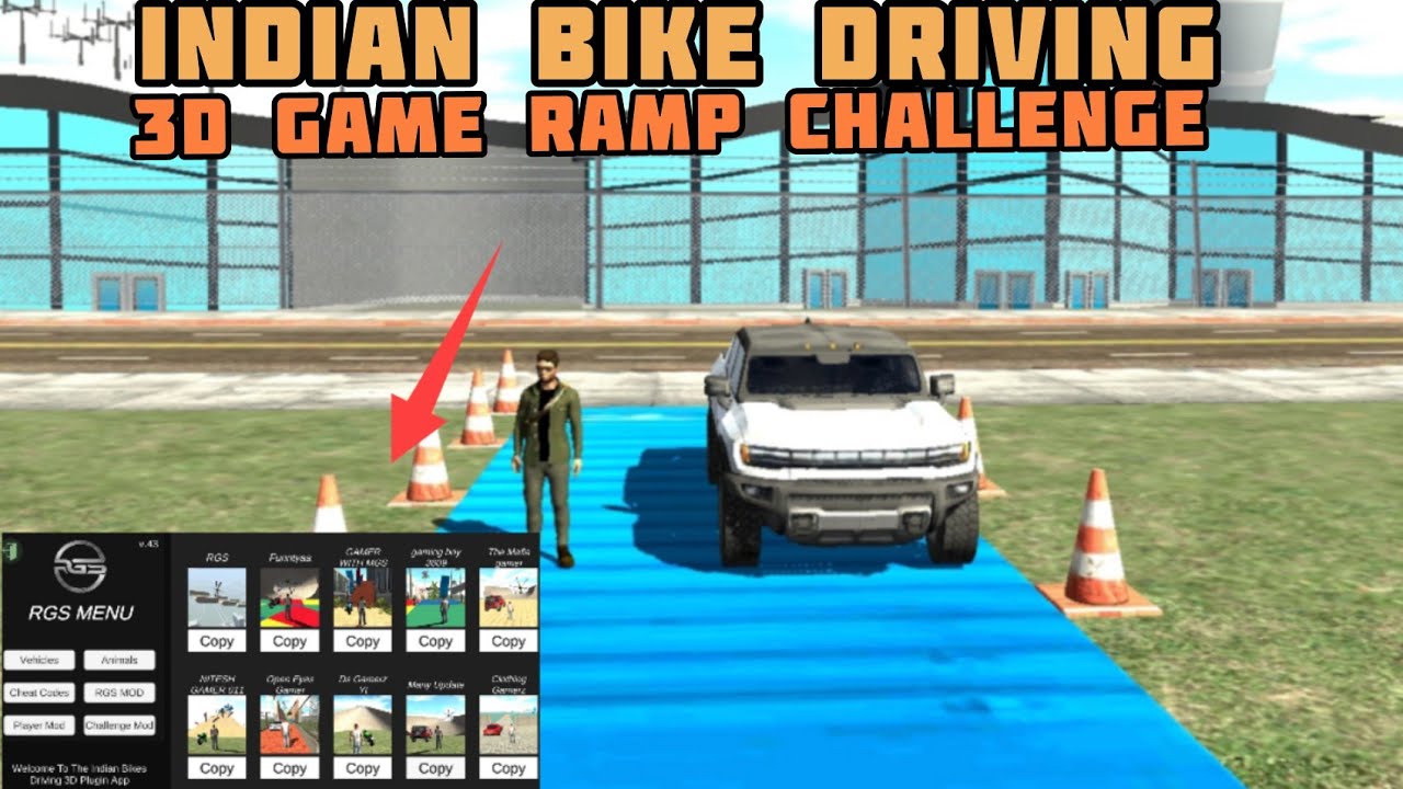 Indian bike driving 3D game ramp challenge 4v4 car - YouTube