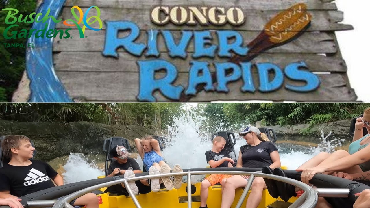 Congo River Rapids | Intamin River Rapids | Busch Gardens Tampa - YouTube