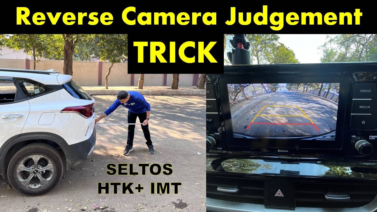 Reverse Camera Lines Exact Measurements....Kia Seltos HTK+ IMT...Aditya ...