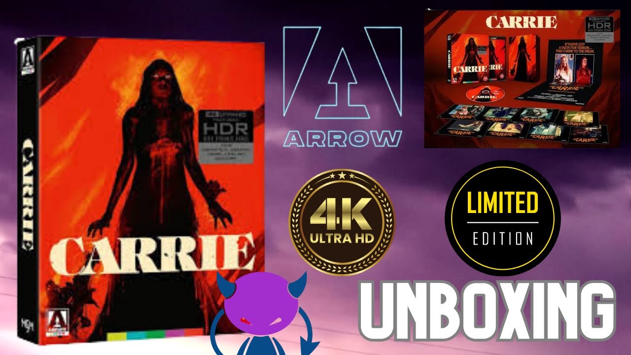 CARRIE 4K Limited Edition Arrow Video Unboxing/Overview - YouTube