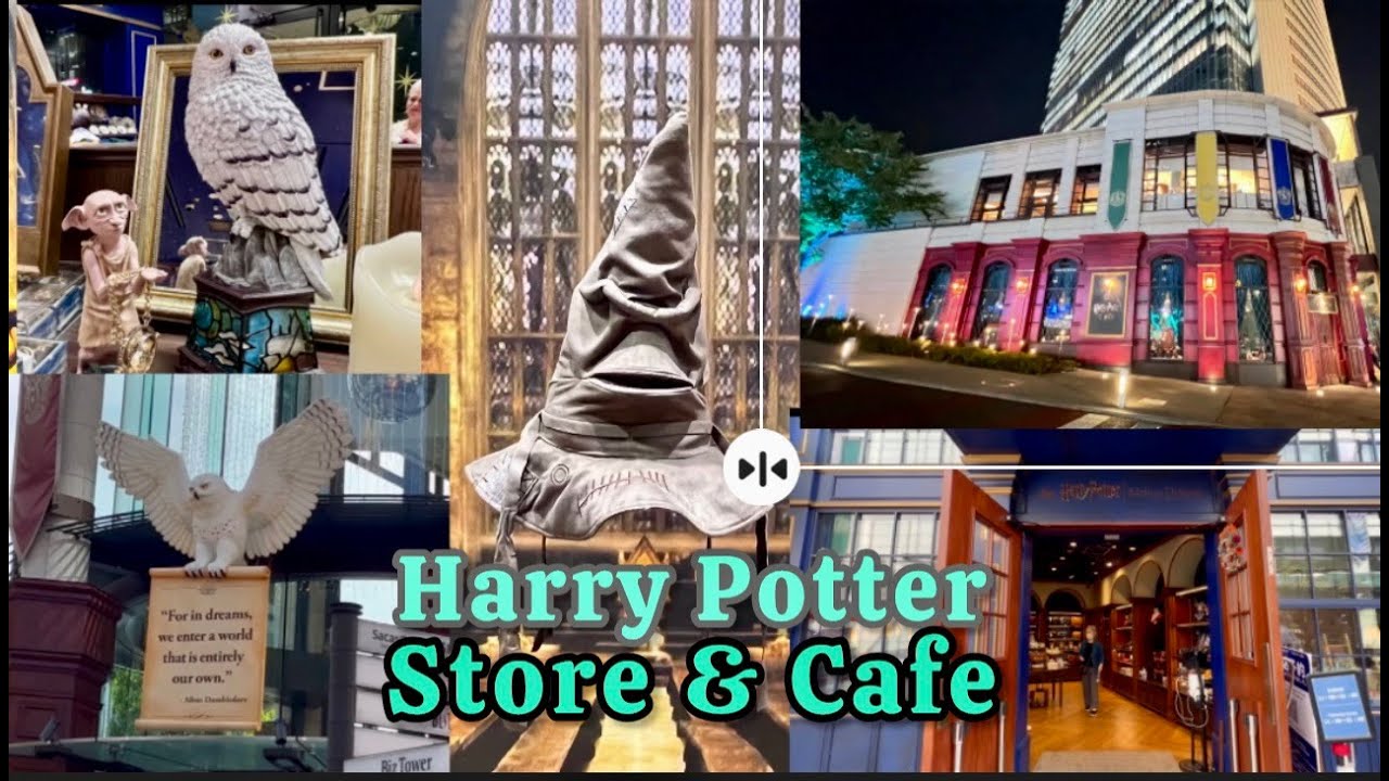 HARRY POTTER STORE & CAFE IN AKASAKA, TOKYO - YouTube