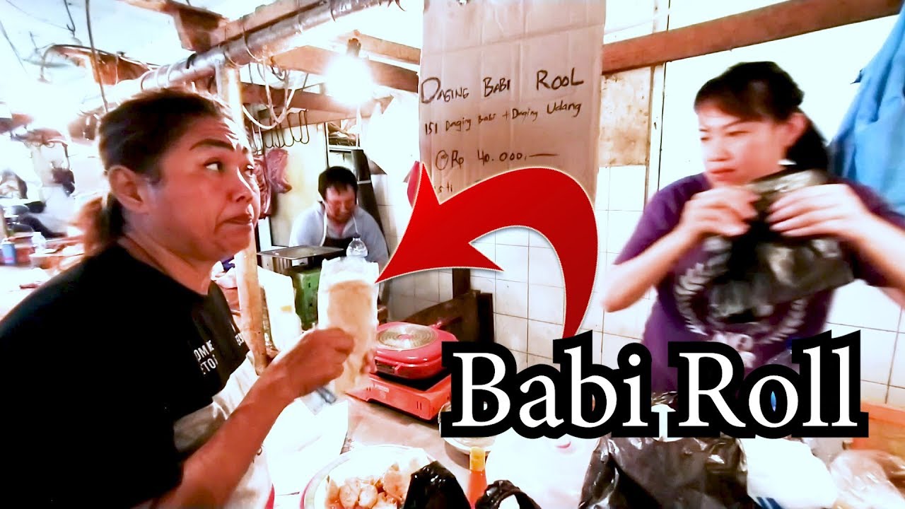 BABI ROLL - Ngo Hiong Baru 1 Minggu Dagang Sudah Laris - YouTube
