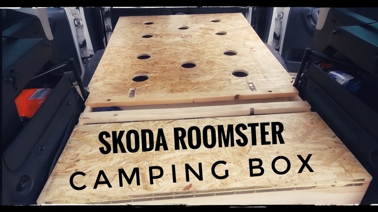 DIY Camping Box || Skoda Roomster || Low Budget - YouTube