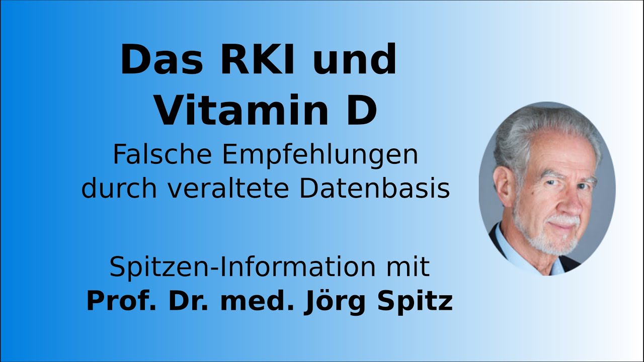 Veraltete Datenbasis: Das Robert Koch-Institut und Vitamin D - Spitzen ...