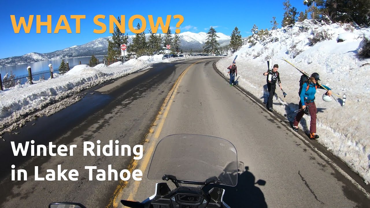 Motorcycle Ride in the Snow | California Motorcycle Tours - YouTube