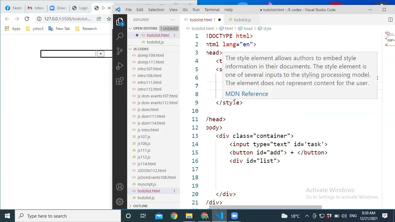 Web1 Js Lecture 8 Js Examples Youtube