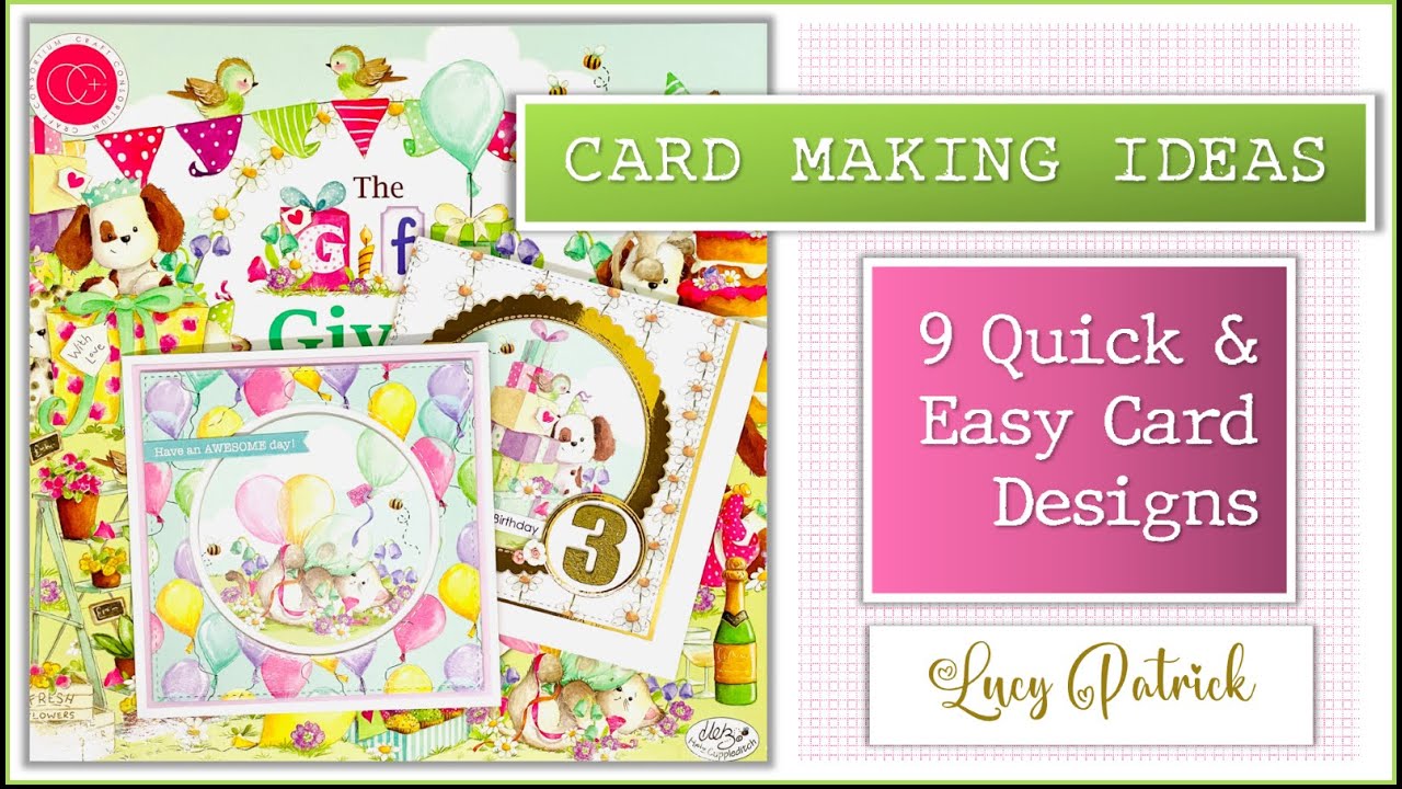 QUICK & EASY CUTE CHILDREN CARD DESIGNS | CARDMAKING TUTORIAL & IDEAS ...