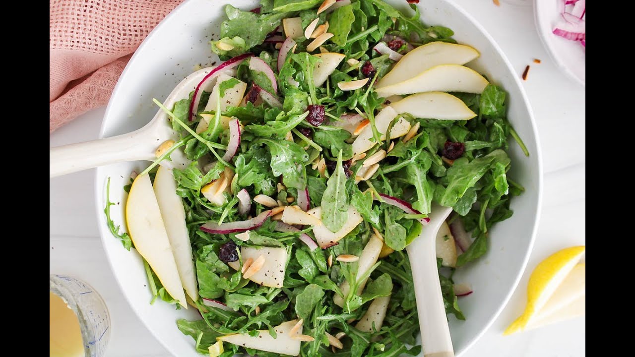 Rocket Pear Salad - YouTube
