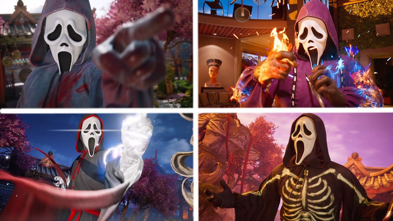 Mortal Kombat 1 - Ghostface Perform All Characters intros MK1 - YouTube
