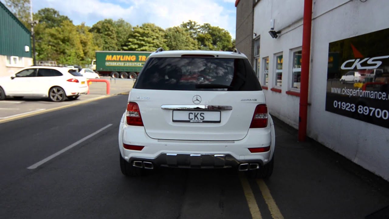 Mercedes W164 ML500 CKS Styling Upgrades and Sport Exhaust - YouTube