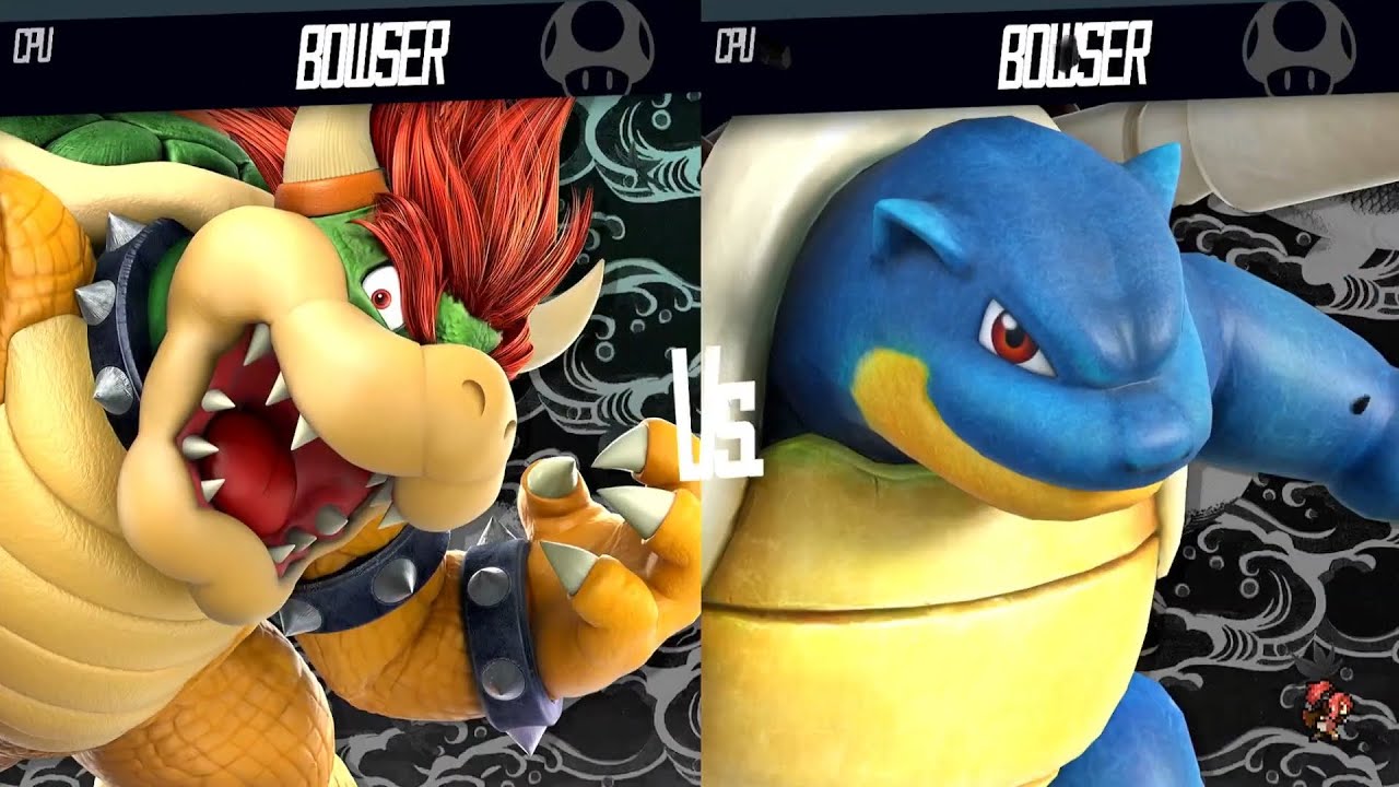 Bowser vs Blastoise - Requested Smash Battle - YouTube