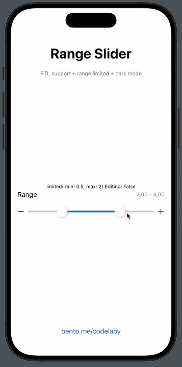 Limited range slider in SwiftUI - YouTube